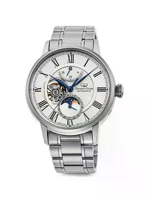 ORIENT M45 F7 Mechanical Moon-phase 41mm Watch - White