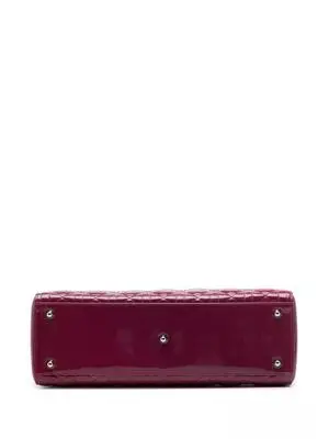 Dior 2012 Large Patent Cannage Lady Satchel