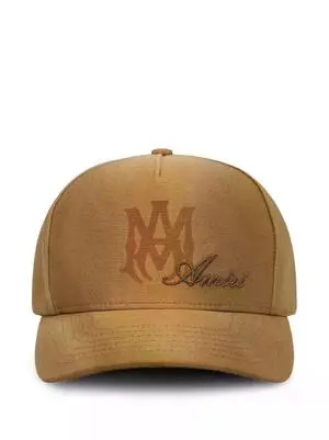 Amiri Logo Embroidered Baseball Cap - Brown