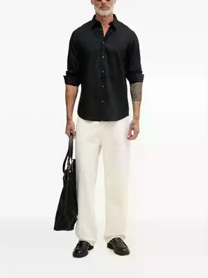 Armani Exchange Spread Collar Shirts For Men