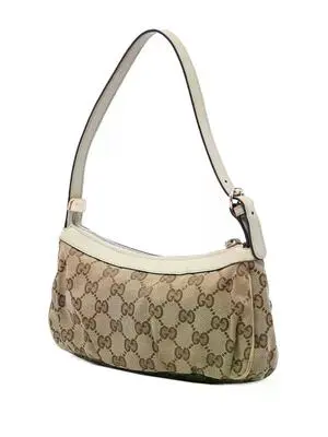 Gucci Gg Canvas Lovely Heart Pochette Shoulder Bag