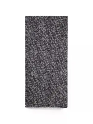 Giorgio Armani Logo-monogram Frayed Scarf