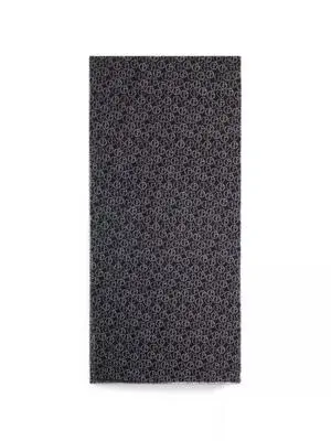 Giorgio Armani Logo-monogram Frayed Scarf