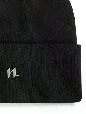 Karl Lagerfeld Monogram Knit Beanie