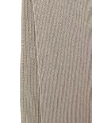 Marc O'polo Ribbed-knit Logo-patch Scarf