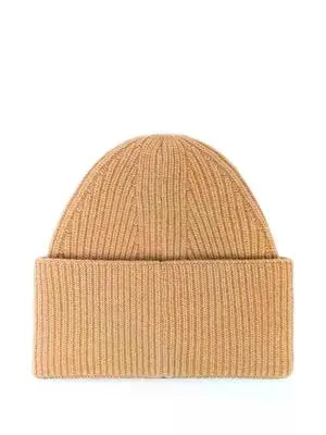 LANEUS Ribbed-knit Beanie Hat
