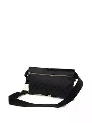 Gucci 2000-2015 Gg Canvas Double Pocket Belt Bag