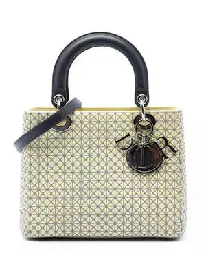 Dior Lambskin Microcannage Lady Satchel
