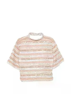 DUNESI Dunes Leonor Beaded Blouse