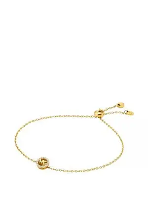 Michael Kors Logo-plaque Pavé-set Bracelets - Gold
