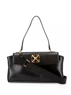 Off-White Arrows-plaque Shoulder Bag - Black