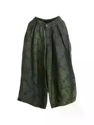 UMA WANG Poetic Jacquard Trousers - Green
