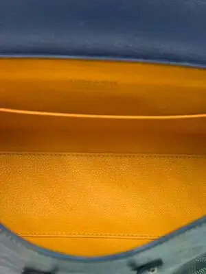 Goyard Structured Satchel With Wooden Top Handle