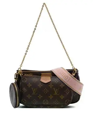 LOUIS VUITTON 2018 Monogram Multi Pochette Accessoires Satchel - Brown
