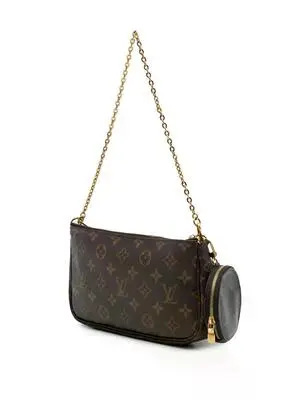 LOUIS VUITTON 2018 Monogram Multi Pochette Accessoires Satchel