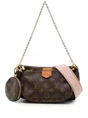 LOUIS VUITTON 2019-2026 Monogram Multi Pochette Accessoires Satchel - Brown
