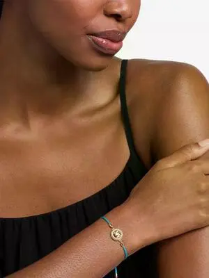 Michael Kors Logo Inlay Cord Bracelet - Gold