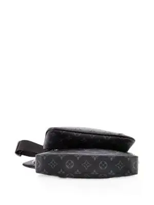 LOUIS VUITTON Trio Messenger Bag Reverse Monogram Eclipse Canvas Crossbody Bag