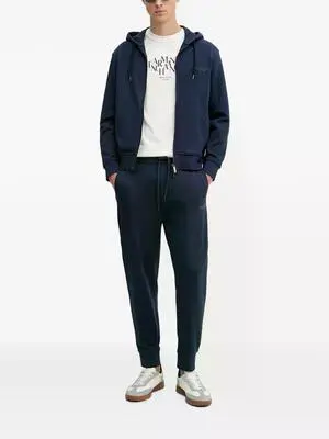 Armani Exchange Drawstring Logo-print Track Pants - Blue