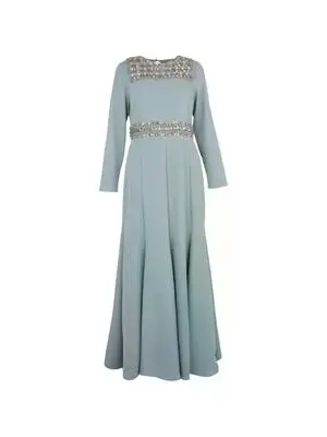 LOODYANA Embellished Maxi Dress - Green