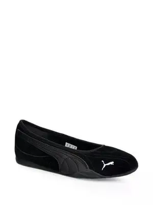 PUMA Catch Soleil Logo-embroidered Ballet Flats