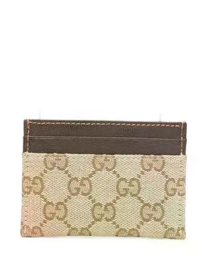 Gucci Horsebit Gg Supreme Card Holder