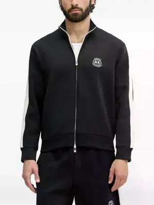 Armani Exchange Logo-patch Zip-up Sweater