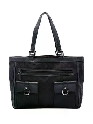 Gucci 2016-2026 Gg Nylon Abbey D Ring Pocket Tote Bag