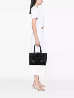 Gucci 2016-2026 Gg Nylon Abbey D Ring Pocket Tote Bag