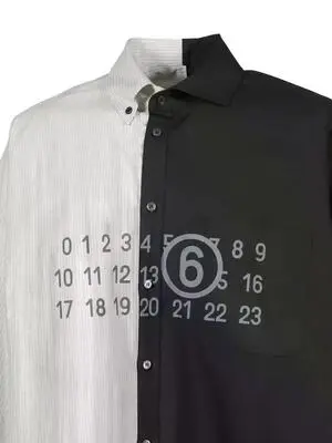 MAISON MARGIELA Two-tone Cotton Poplin Shirt