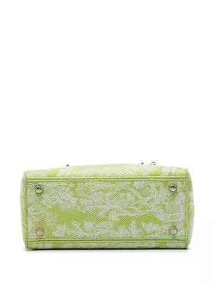 Dior Toile De Jouy Lady D-lite Satchel - Green