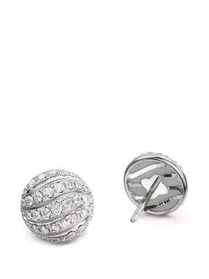 David Yurman Sculpted Cable Diamond Stud Earrings