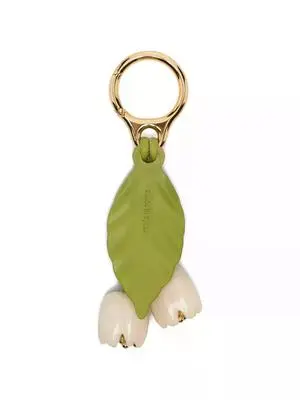 Loewe Floral-charm Calfskin Keyring