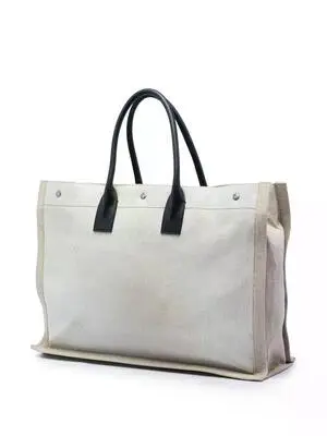 Saint Laurent 2018 Large Canvas Rive Gauche Tote Bag