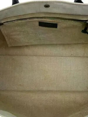 Saint Laurent 2018 Large Canvas Rive Gauche Tote Bag