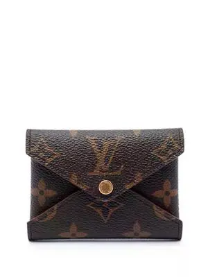 LOUIS VUITTON 2019 Monogram Pochette Kirigami Card Holder - Brown