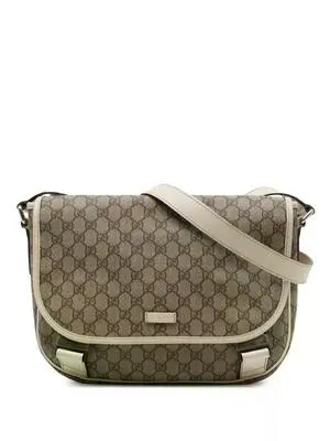 Gucci 2016-2026 Gg Supreme Crossbody Bag - Neutrals
