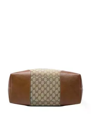 Gucci 2016-2026 Large Gg Canvas Bree Fold Over Tote Satchel