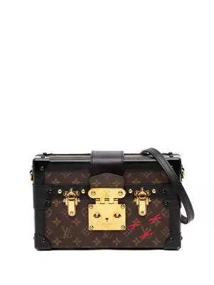 LOUIS VUITTON 2015 Monogram Petite Malle Crossbody Bag