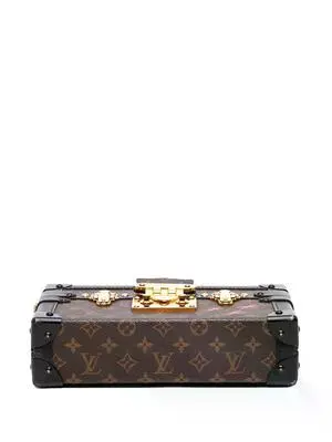 LOUIS VUITTON 2015 Monogram Petite Malle Crossbody Bag