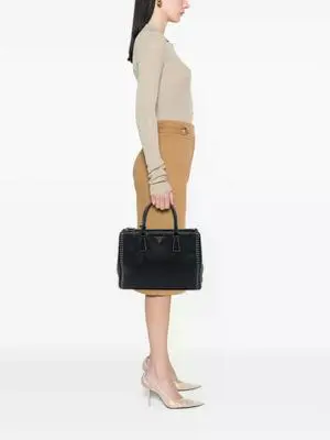 Prada Medium Galleria Double Zip Satchel