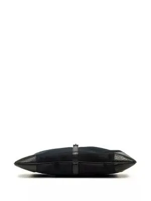 Gucci 20th Century Canvas Bamboo Jackie Hobo Bag
