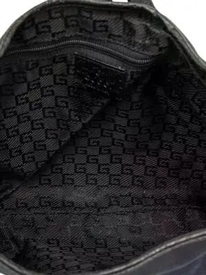 Gucci 20th Century Canvas Bamboo Jackie Hobo Bag