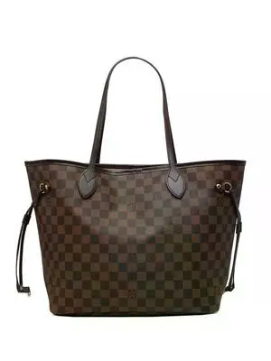 LOUIS VUITTON 2021-2026 Damier Ebene Neverfull Mm Tote Bag - Brown