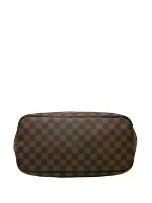 LOUIS VUITTON Damier Ebene Neverfull Mm Tote Bag
