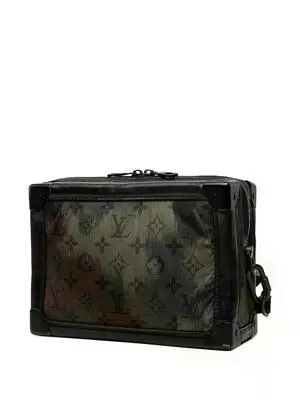 LOUIS VUITTON 2020 Monogram Camouflage Nylon Soft Trunk Crossbody Bag