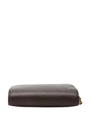 LOUIS VUITTON Taiga Leather Pochette Baikal Clutch Bag