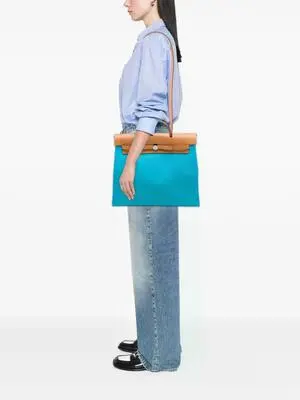 Hermès 2012 Toile Verso Herbag Zip 39 Satchel