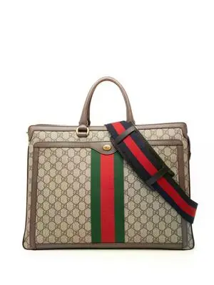 Gucci Ophidia Gg Supreme Web Briefcase