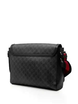 Gucci 2000-2015 Gg Supreme Web Night Courrier Crossbody Bag